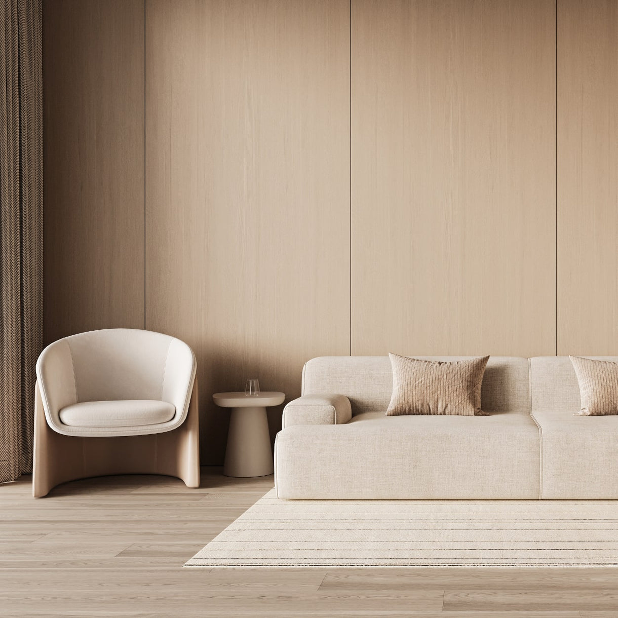 Luxury Light Natural Wood Oak Veneer Wall Lining | 2900 x 1200mm for ...